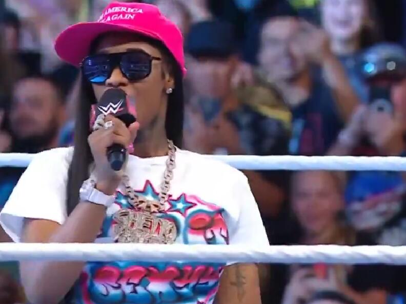 Sexyy Red Appears On Monday's WWE Raw