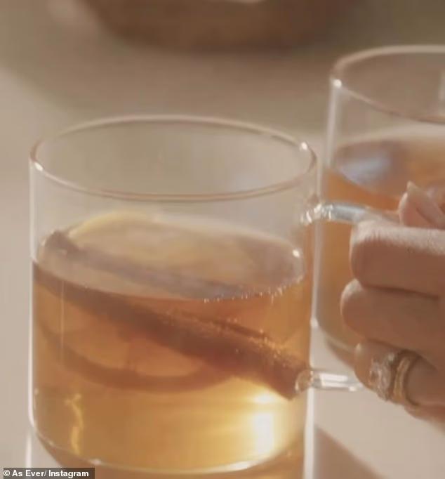 Meghan's mulled water! Duchess baffles fans by preparing a hot tipple ...