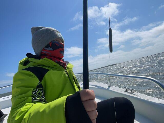 Flounder fishing underway in Warchapreague tournament on the Eastern ...