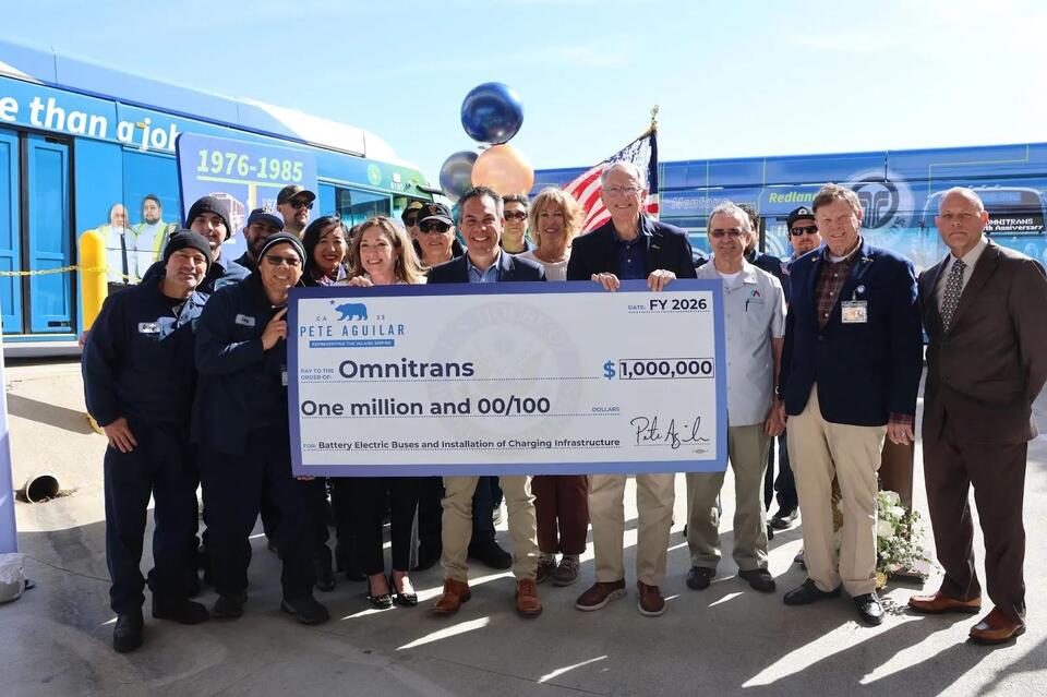 Omnitrans Lands $1 Million for Electric Bus, sbX Charging ...
