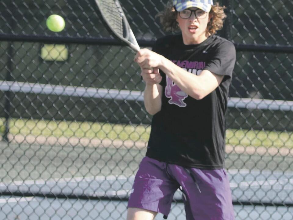 Alex Funk wins at No. 1, but Beloit Memorial's tennis team falls to ...