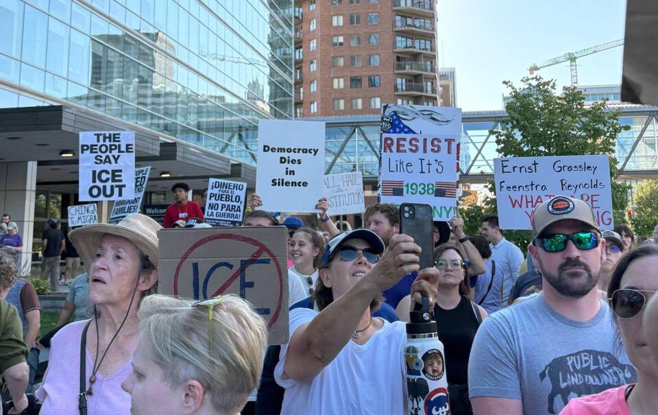 Community protests arrest of Des Moines superintendent - NewsBreak