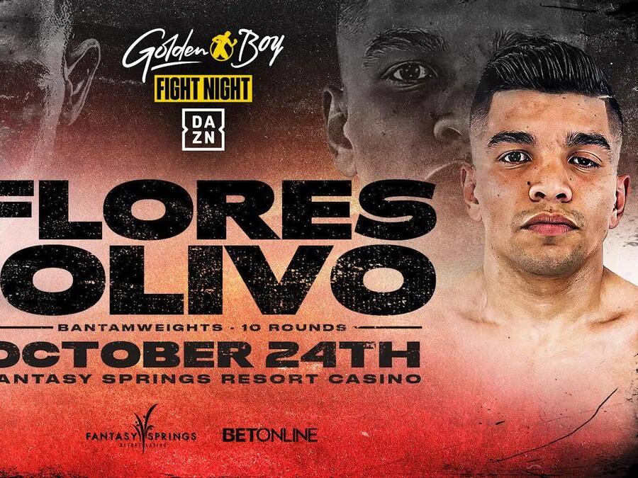 Manny Flores, Victor Olivo headline Golden Boy Fight Night at Fantasy ...