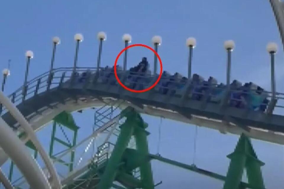 Alarming Video Shows Roller Coaster Rider Jump Out of Seat Before ...