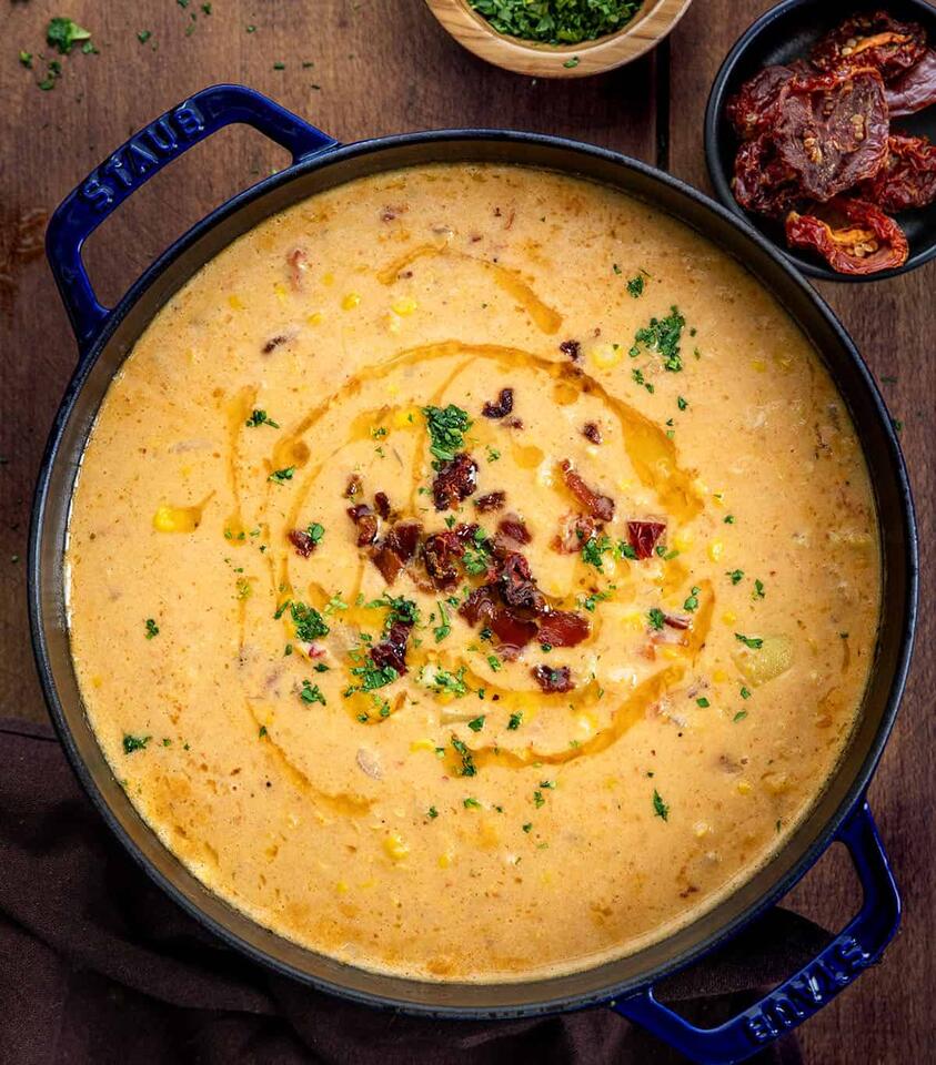 Sun-Dried Tomato Corn Chowder - NewsBreak