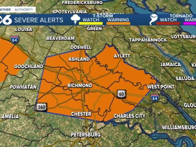 Severe thunderstorm warnings in effect; tracking storms with strong ...