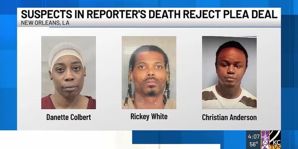Three suspects in Kansas City reporter’s death reject plea deal - NewsBreak