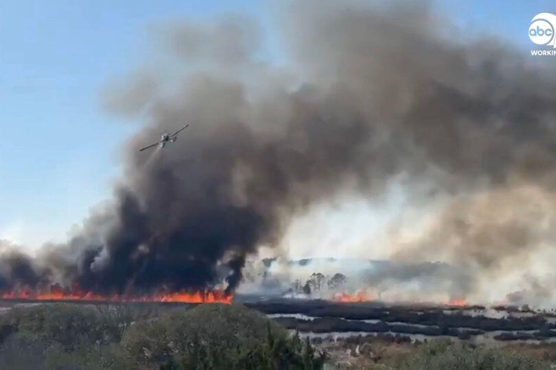 South Carolina wildfire sparks chilling evacuation order as terrifying images show apocalyptic ...