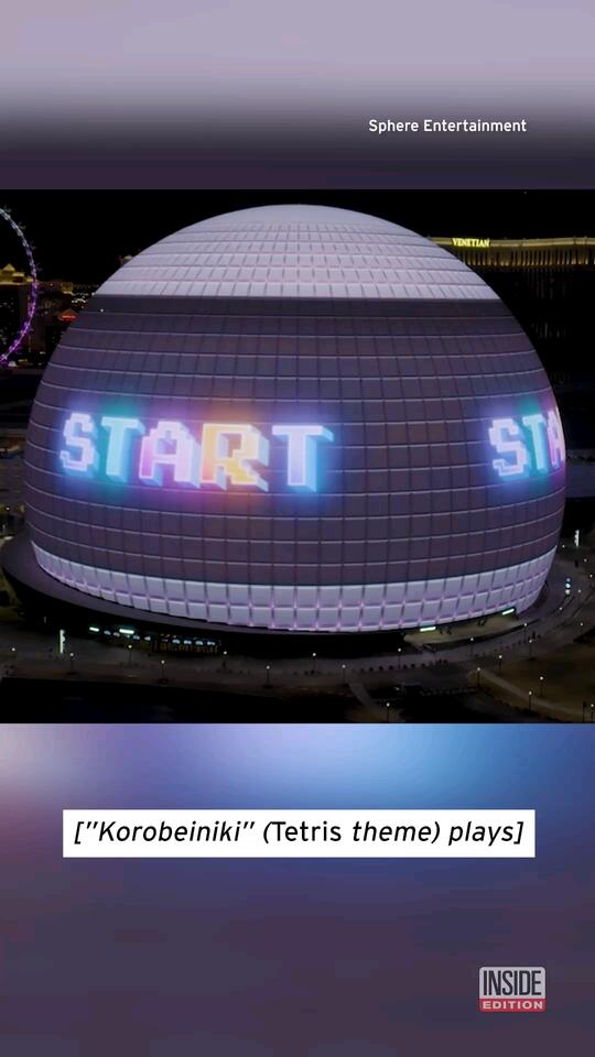 Tetris Plays on Las Vegas Sphere for 40th Anniversary - NewsBreak