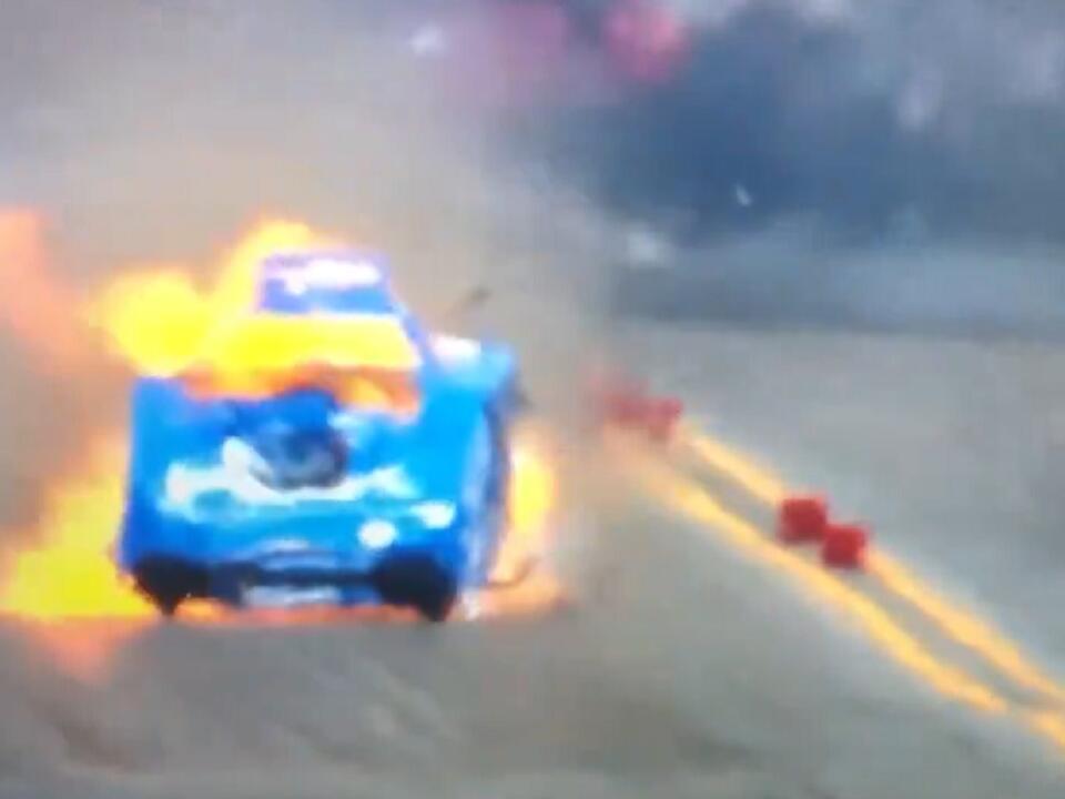 John Force taken to hospital ater fiery crash in NHRA race