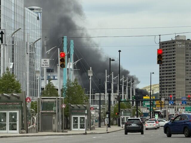 I-71 reopens after fatal semi-truck crash, fire under overpass downtown ...