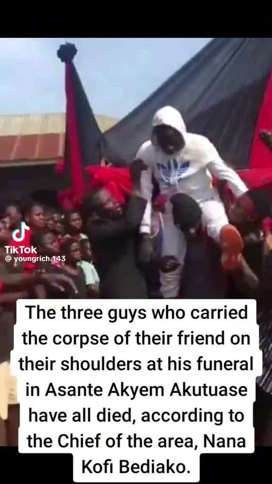 The three guys who carried the corpse of their friend on their ...