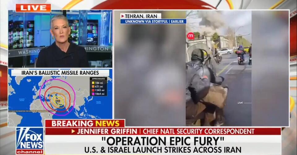 Fox’s Jen Griffin Warns Iran Strikes Could Last ‘Weeks’ With Real ...