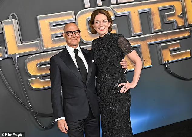 Stanley Tucci's wife Felicity Blunt, 42, towers over actor, 64, at The ...