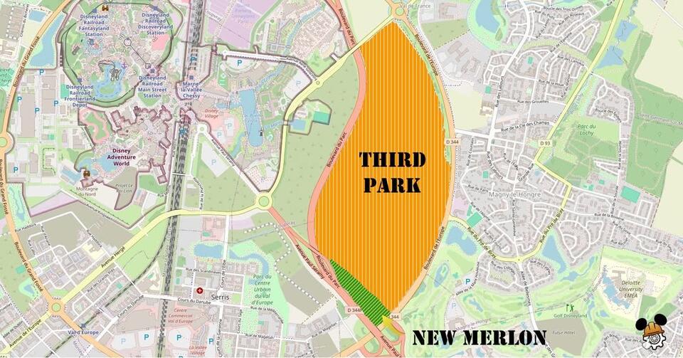 Berm Construction Underway in 3rd Theme Park Site at Disneyland Paris ...