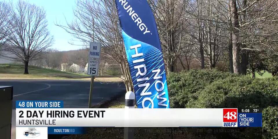 Runergy Alabama holding two-day job fair in Huntsville - NewsBreak