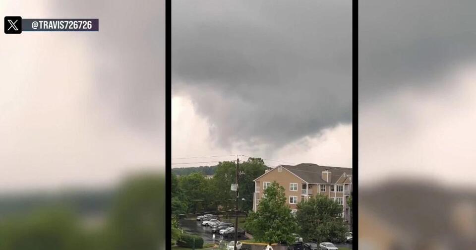 Rare tornadoes rip through Maryland as dangerous heat hits the west ...