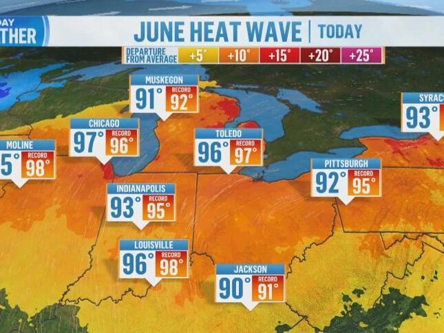 Major heat wave to expand from Midwest to East Coast, bringing warnings to 72 million