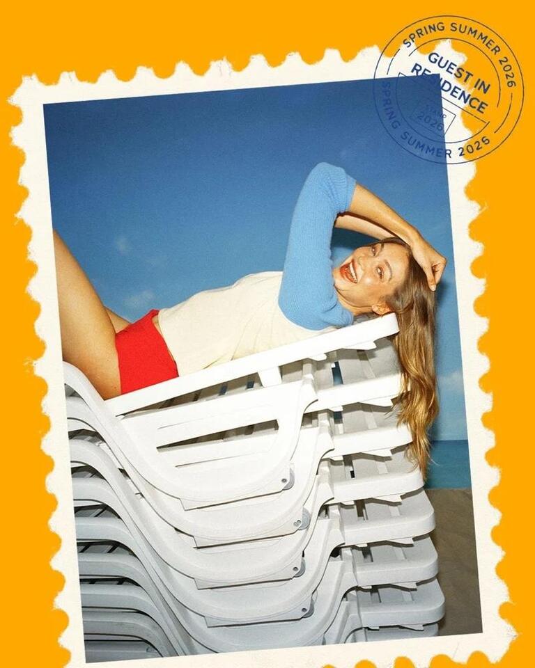 Gigi Hadid Wears Sun-Soaked Cashmere for Guest in Residence Spring 2026 ...
