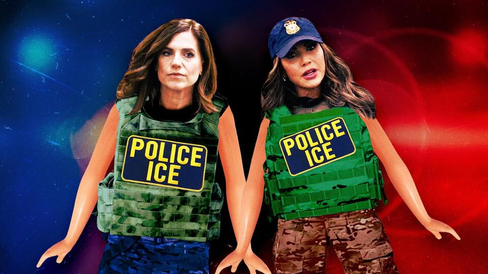 Trump’s Rival ‘ICE Barbies’ Go Head-to-Head in Vests and Lip Gloss ...