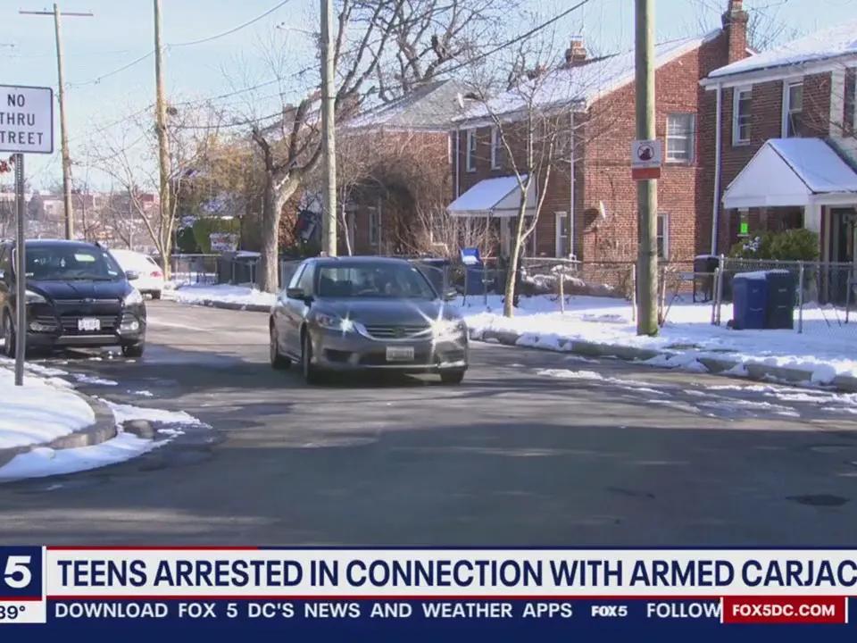 3 teens arrested in connection with armed carjacking in Southeast DC