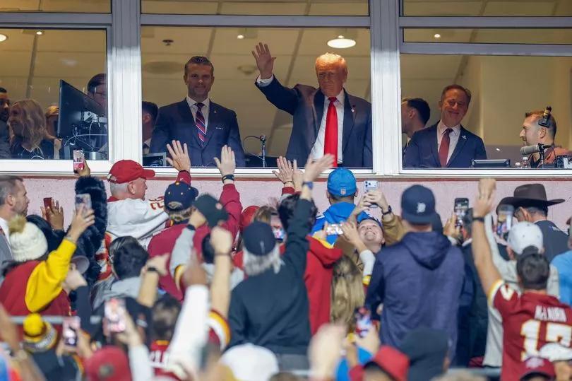 Donald Trump surprises young Commanders fan with special gift before leaving NFL game - NewsBreak