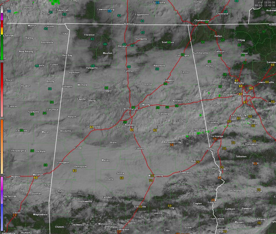 Sunday Update: Front Across Central Alabama - NewsBreak