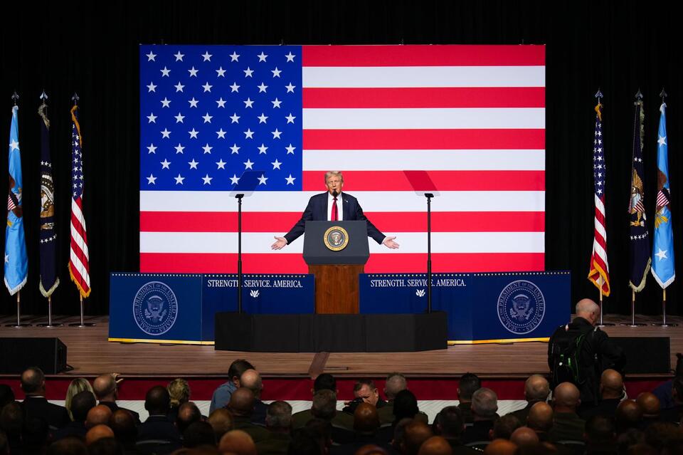 Trump Begs Military Leaders to Clap During His Wild Speech - NewsBreak