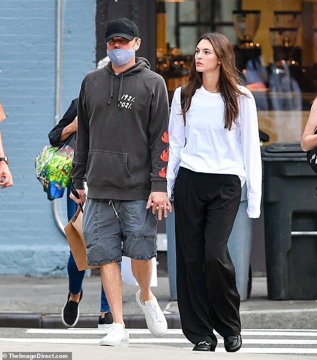 Leonardo DiCaprio, 50, shows rare PDA with girlfriend Vittoria Ceretti, 27, holding hands in NYC ...