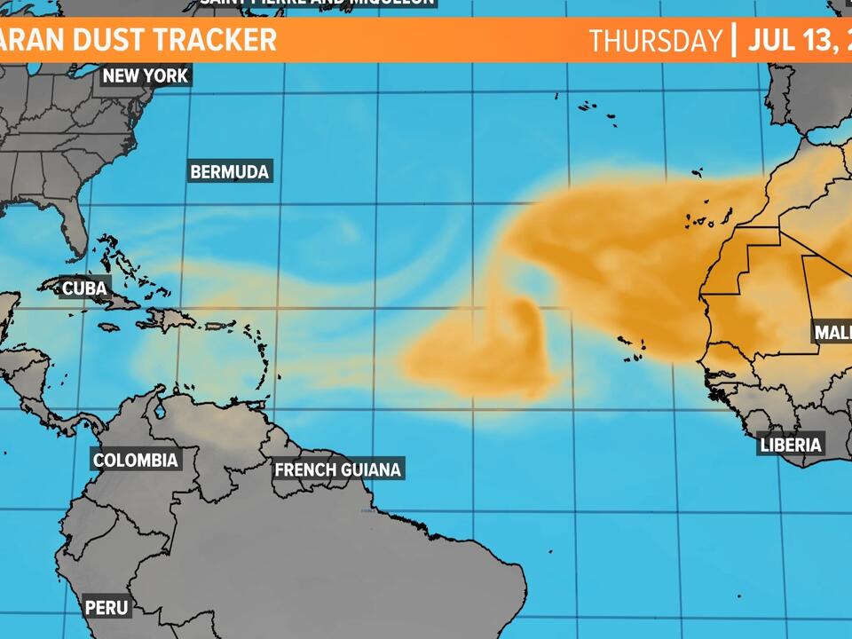 Saharan dust 2023 update: Plume expected to arrive in Houston Friday