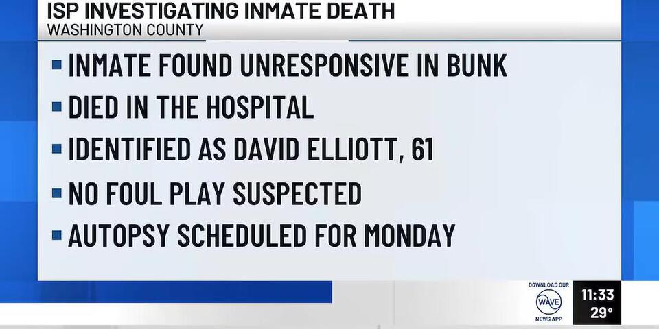 Indiana State Police investigating after inmate found dead in ...
