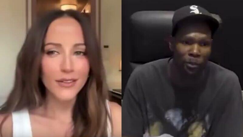 Kevin Durant Shoots His Shot At Kay Adams With Bold Offer During ...