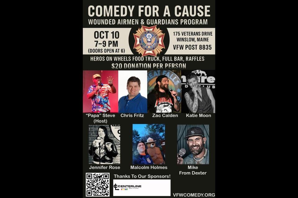 Comedy for a Cause Comes to Winslow, Maine VFW - NewsBreak