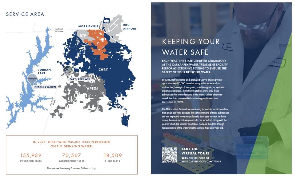 Cary Releases 2025 Water Quality Report - NewsBreak
