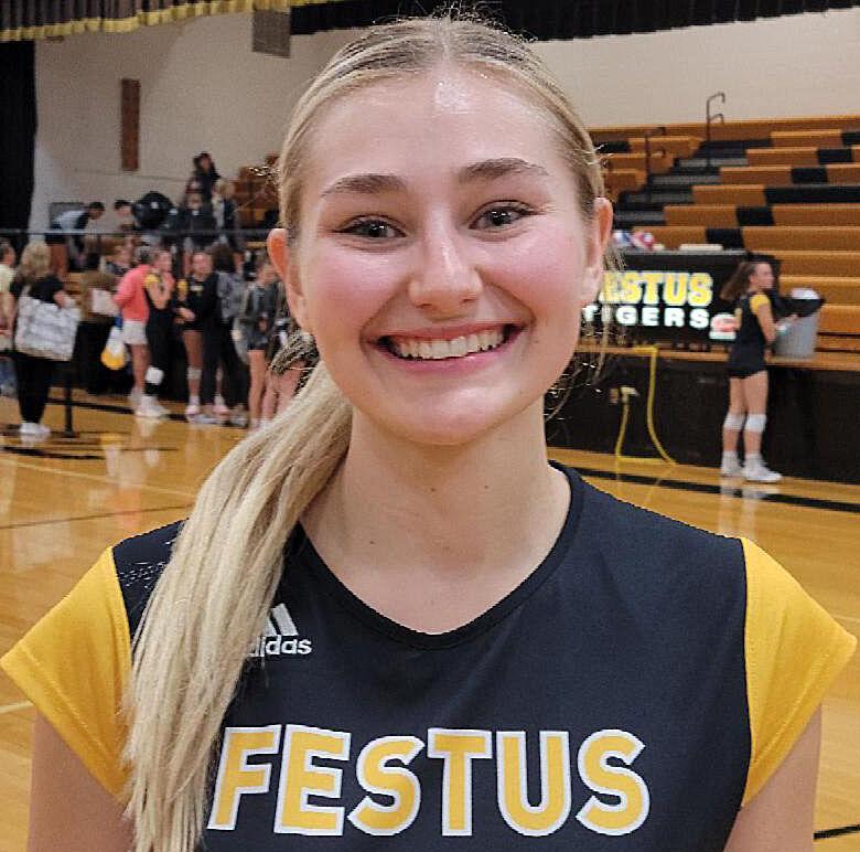 Athlete of the Week (Sept. 19, 2023) Delaney Willis, Festus volleyball ...