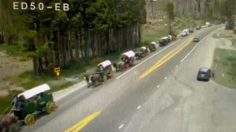 Historic 'Wagon Train' journey underway from Nevada to California ...