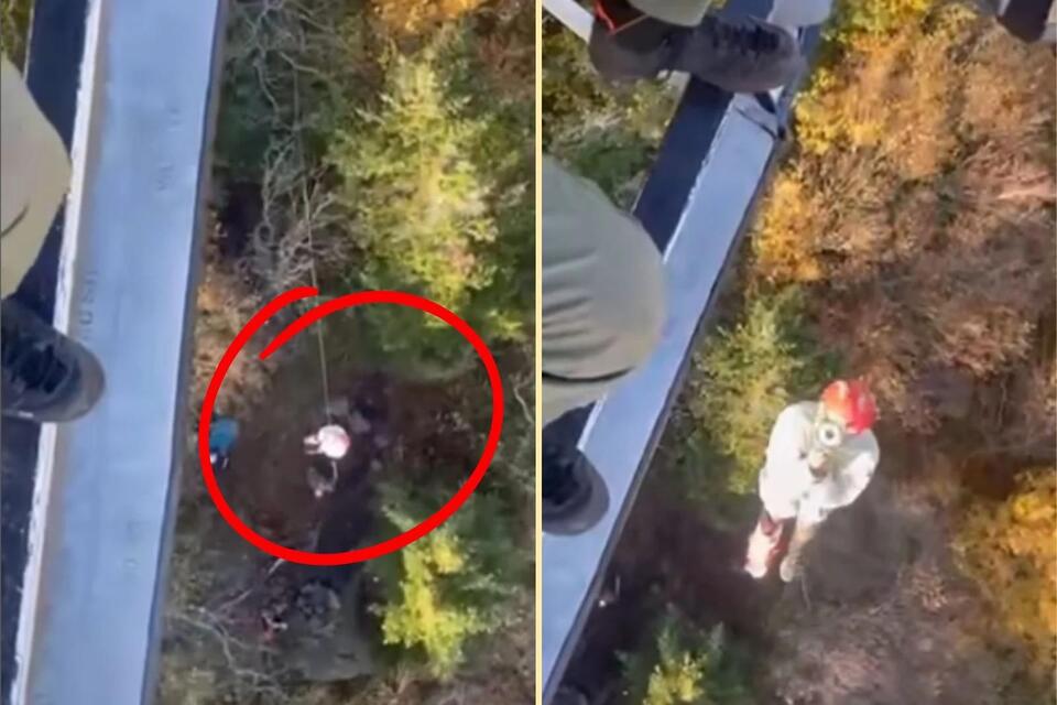 VIDEO: Watch Daring Helicopter Rescue of Hudson Valley Hiker - NewsBreak