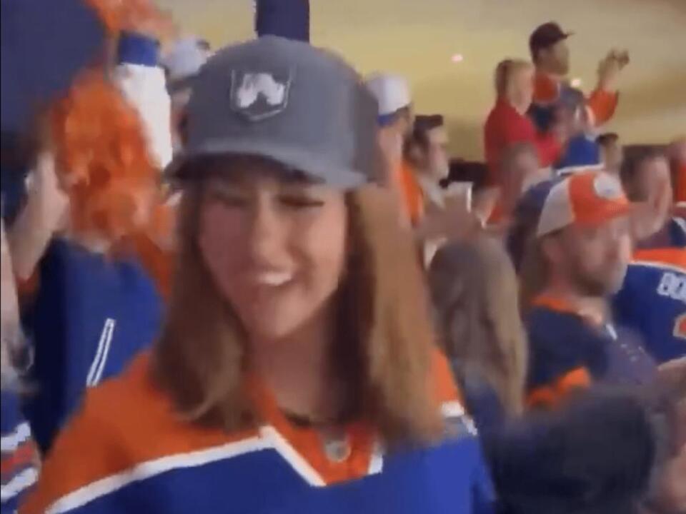 Edmonton Oilers “Good Luck Charm,” Who Flashed Hockey Crowd, Featured ...