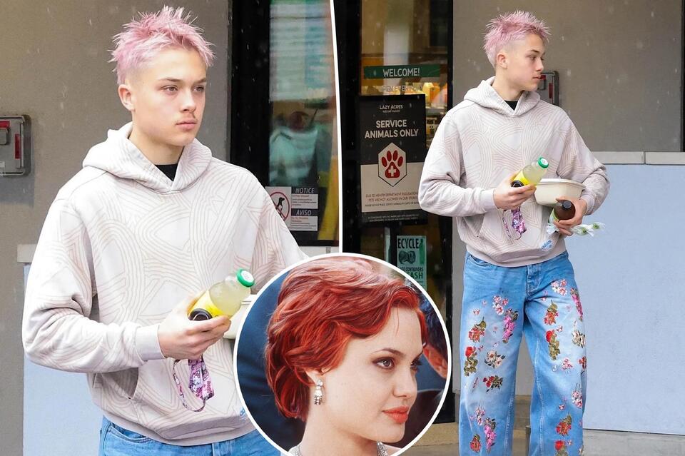 Angelina Jolie’s son Knox, 17, debuts bold hair transformation in nod ...