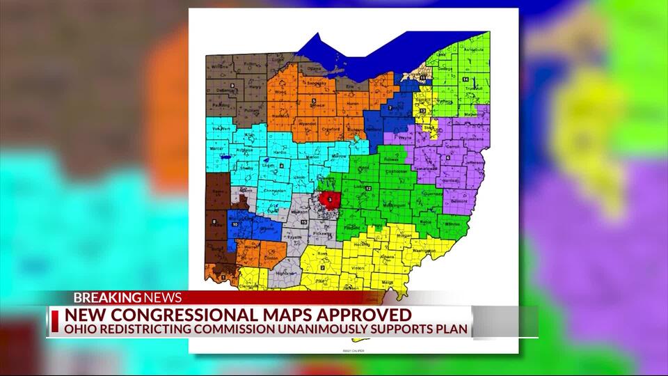 Redistricting commission unanimously approves new Ohio Congressional ...