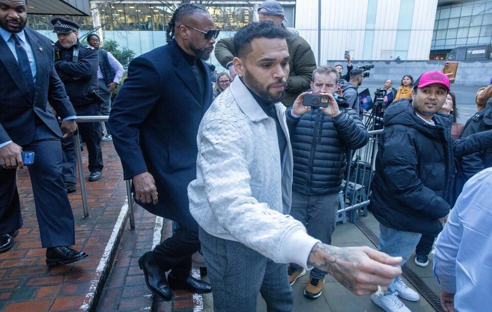 Chris Brown appears in London court over alleged bottle attack and ...