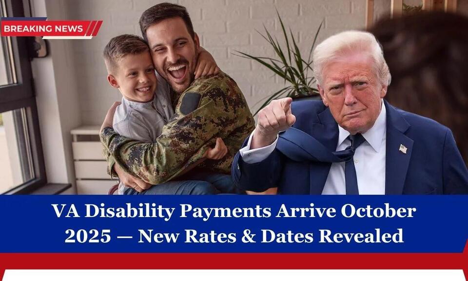 VA Disability Payments Arrive October 2025 — New Rates & Dates Revealed ...