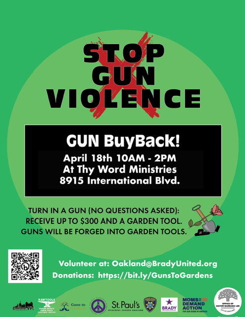 Gun buyback event on April 18 at Thy Word Ministries - NewsBreak
