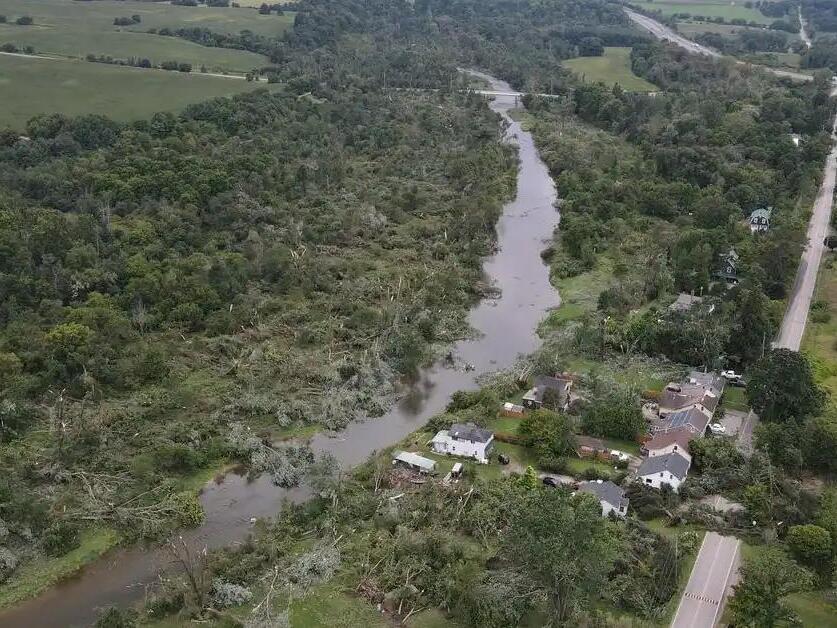 Tornado strikes Ayr, Ontario as severe storms bring record rainfall to ...