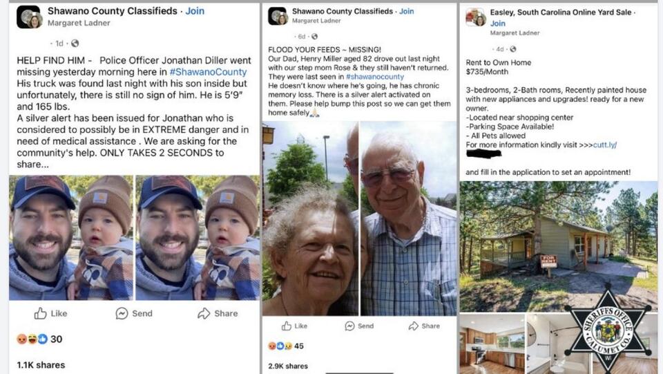 Are you sharing a Facebook scam? Calumet County Sheriff's Office warns ...