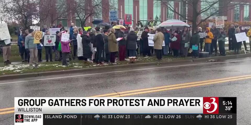 Faith groups hold protest and prayer at Williston Homeland Security ...