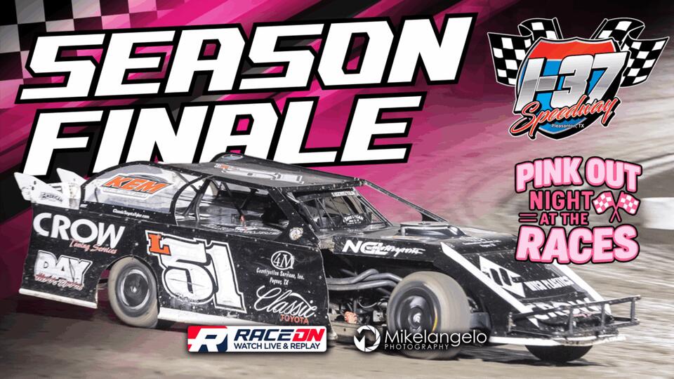 Event Preview: 2025 Pink Out Night Season Finale at I-37 Speedway ...