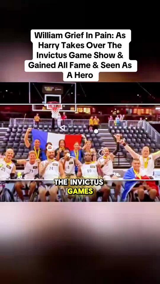 William grief in pain: As Harry takes over the invictus game show ...