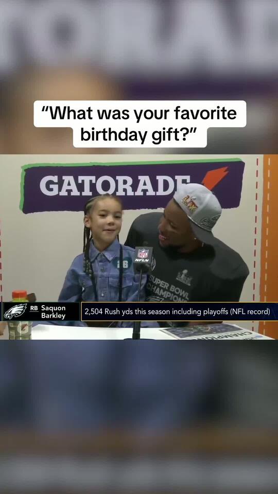 A birthday to remember Saquon and his daughter shared a special moment ...
