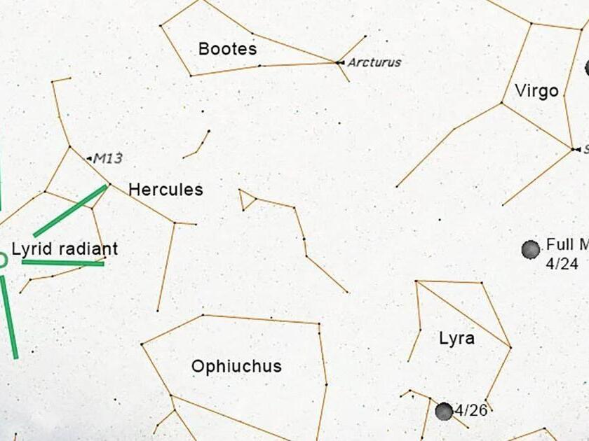 NICK STROBEL: Lyrid meteor shower peaks tonight